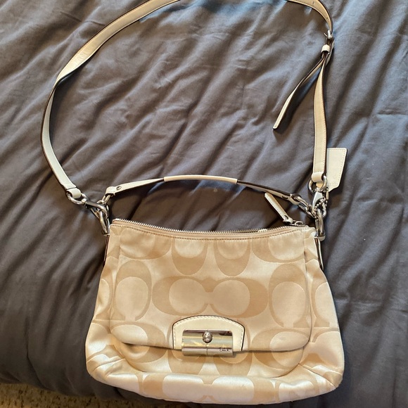 Coach | Bags | Coach Cream Purseshoulder Bag | Poshmark